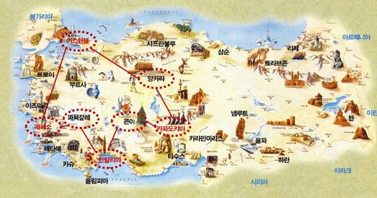 터키여행정보1탄 터키의 지도와 여행 루트 네이버 블로그