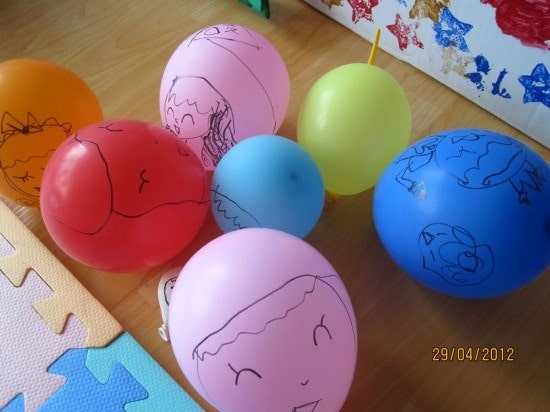 풍선에 그림 그리기 네이버 블로그