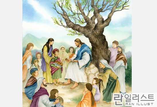 2013년 4월 우수작 오병이어수채화무우란일러스트동화일러스트동화일러스트학원일러스트학원삽화평생직업취미미술창작동화캐릭터일러스트 네이버 블로그