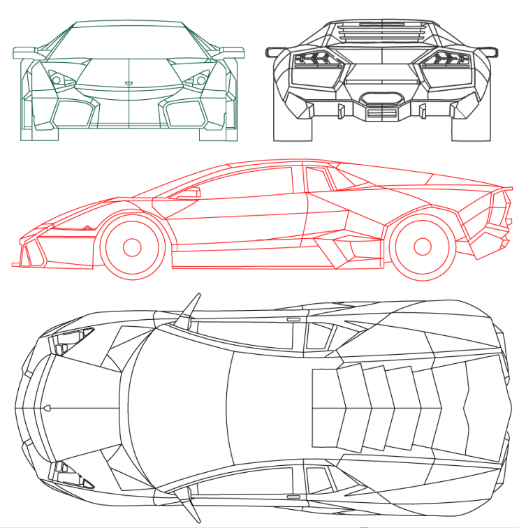 카티아catia 람보르기니 도면 Lamborghini Dwg 파일첨부 네이버 블로그