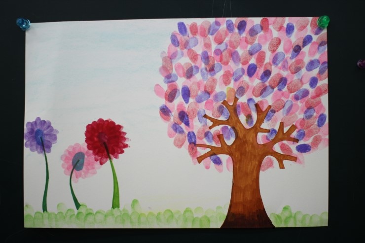 초등미술수업자료 뜻밖의 본인 인증 손가락 찍어 지문 그림 그리기 손가락 찍어 지문 그림 그리기 활동 네이버 블로그
