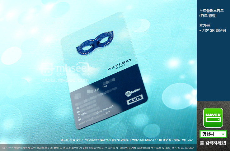 명함 독특한명함 특이한명함 투명명함 반투명명함 누드명함 카드명함 기업명함 회사명함 명함제작 네이버 블로그