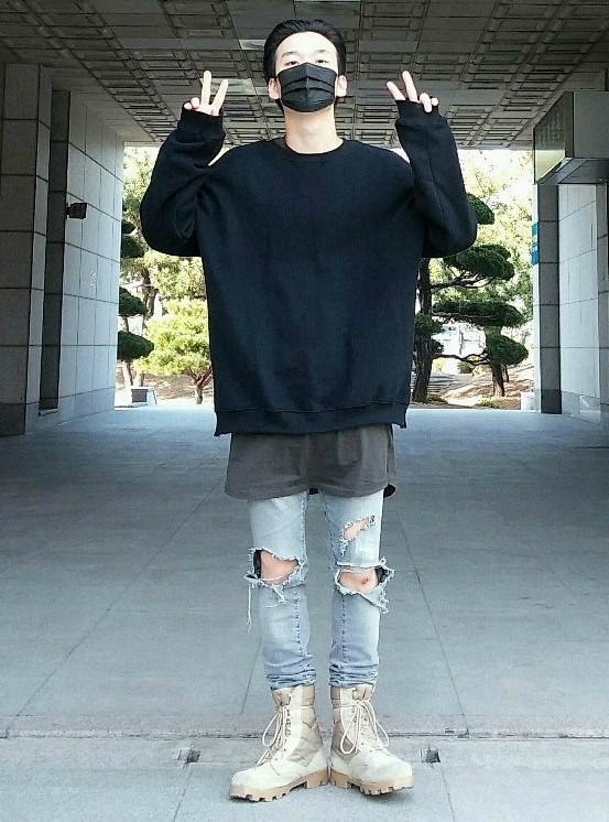 남자 오버핏 맨투맨 코디 스트릿 느낌 있게 네이버 블로그