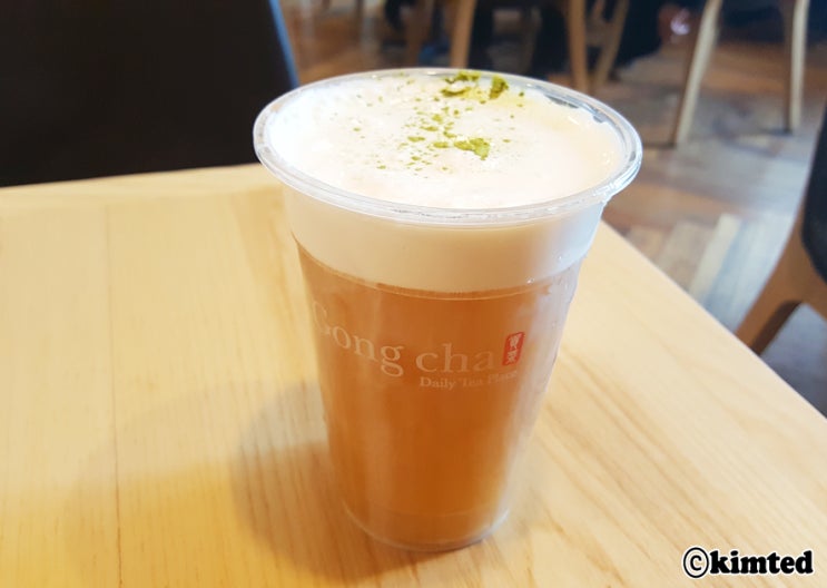 공차 칼로리 낮은 밀크폼 우롱티 후기서여의도점 네이버 블로그
