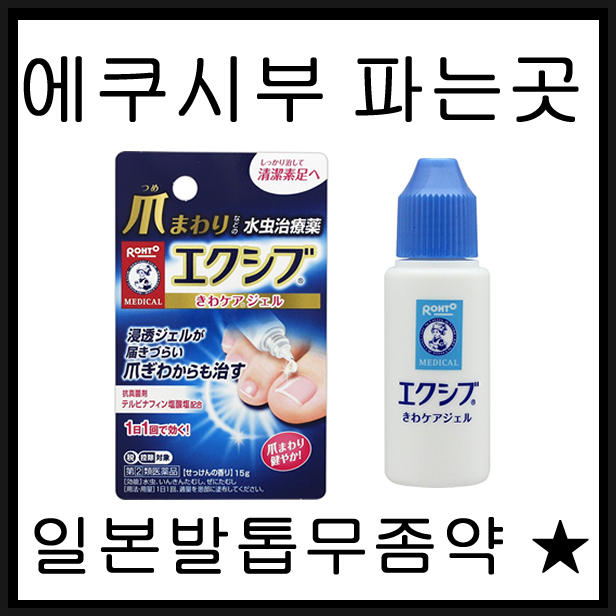 에쿠시부 일본 발톱무좀약 전용으로 치료하자 네이버 블로그