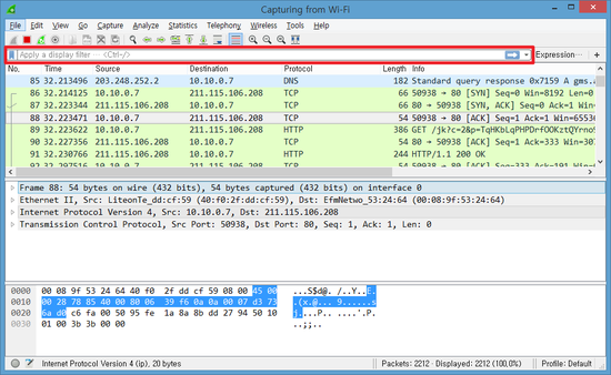 와이어샤크wireshark 사용방법연산자 Part2 네이버 블로그
