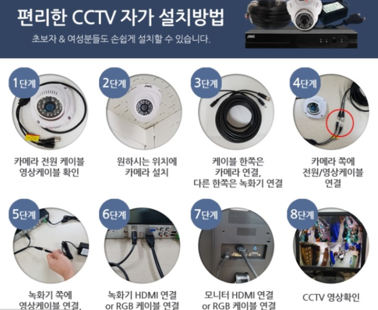 초보자도 가능한 Cctv 카메라 설치방법 네이버 블로그