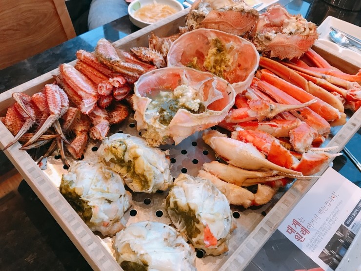 기장 대게맛집 더이스트인 부산 대게만찬 솔직후기 네이버 블로그