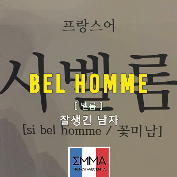프랑스어로 꽃미남은 시밸롬 실제로는 안써요 욕아님 주의 네이버 블로그