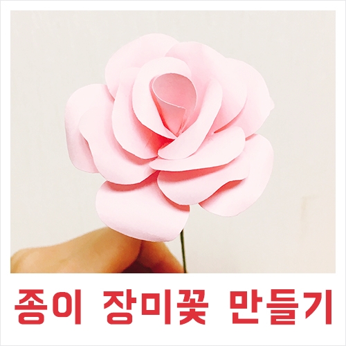 종이장미꽃 만들기 시들지 않는 종이꽃 만들기 Diy 네이버 블로그