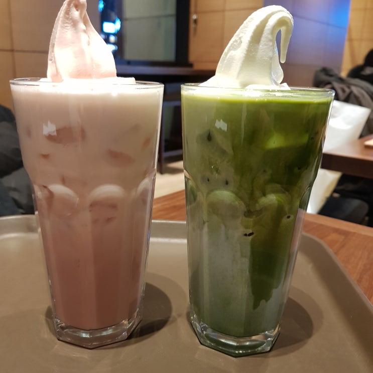 건대 폴바셋 오픈 아이스크림 말차 라떼 도전 네이버 블로그