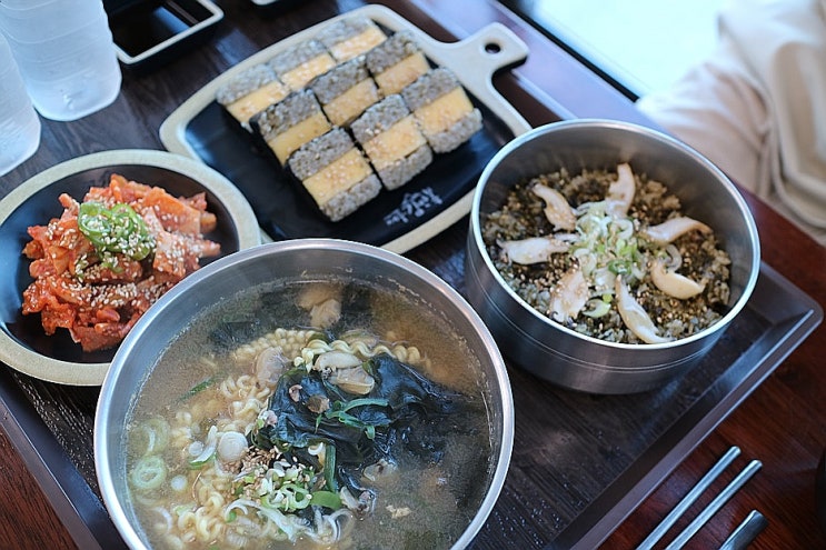 제주도 김만복김밥 전복컵밥 전복성게해물면 서귀포점 네이버 블로그