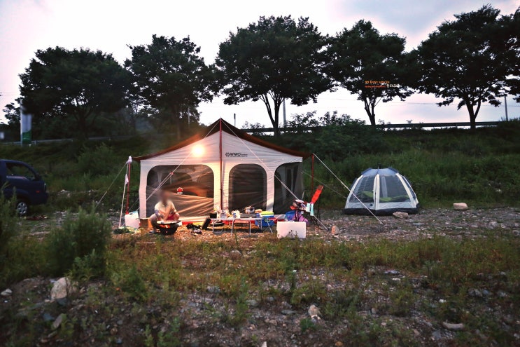 충북 청주 노지캠핑 괴산 강변에서 1박2일 네이버 블로그