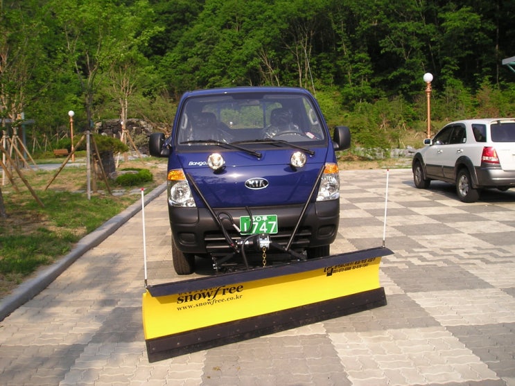 제설 제설기 제설작업 제설차 트럭 장착 사진 네이버 블로그